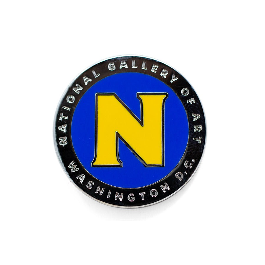 National Gallery of Art Yellow and Blue Enamel Pin – National Gallery ...